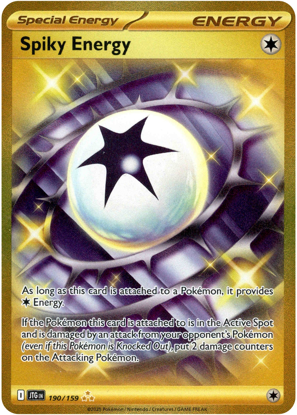 Spiky Energy 190/159 Scarlet and Violet Journey Together Secret Gold ...
